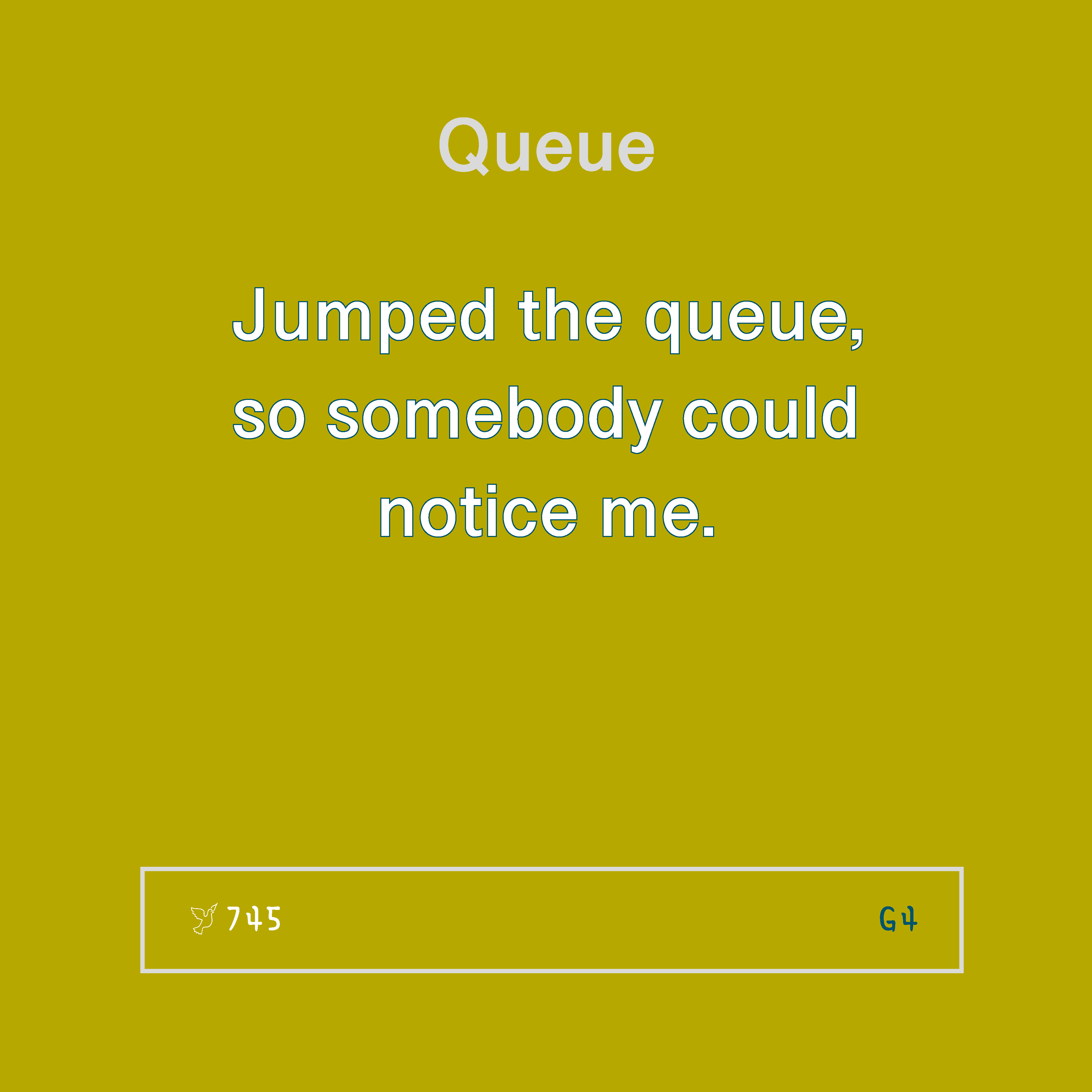 Queue – Poetocol